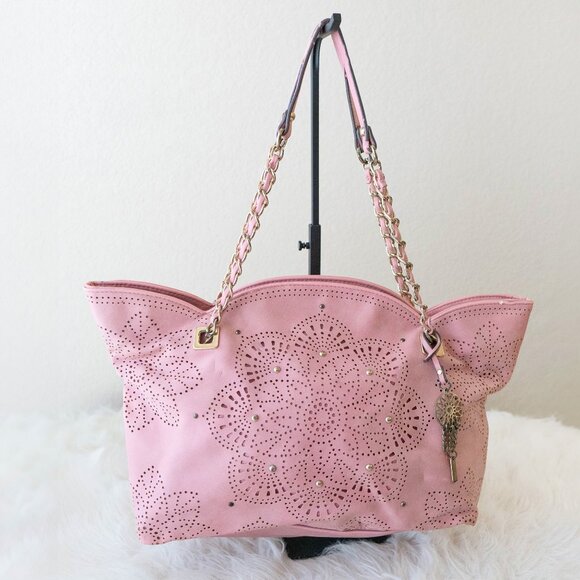 Jessica Simpson | Bags | Jessica Simpson Dusty Rose Sunny Tote Bag ...